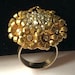 Lovely Vintage Miriam Haskell Ring~ Gilt Filigree/rhinestones/crystals ...