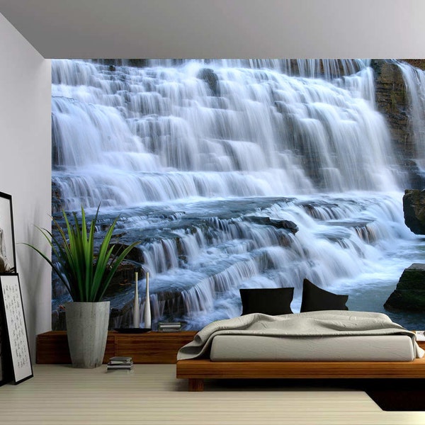 Waterfall Wall Decal - Etsy