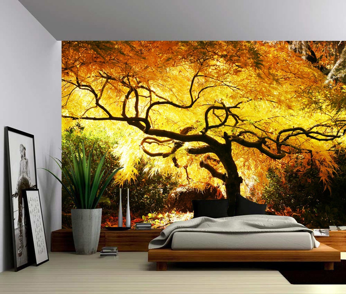 Maple Tree Large Wall Mural Self-adhesive Vinyl Wallpaper - Etsy