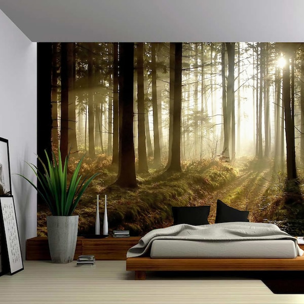 Nature Wall Mural - Etsy