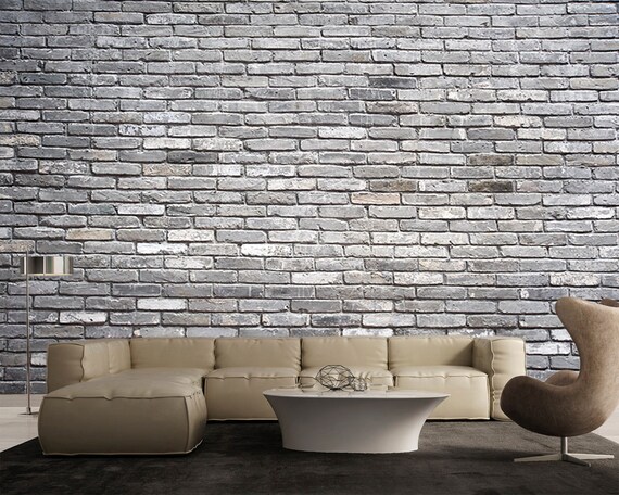 Gray Brick Wall Interior
