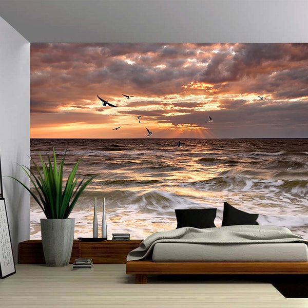 Ocean Wall Mural - Etsy