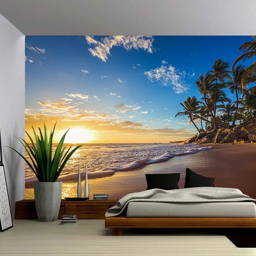 Sunrise Bliss Wall Mural Peel and Stick Removable Decal - Etsy