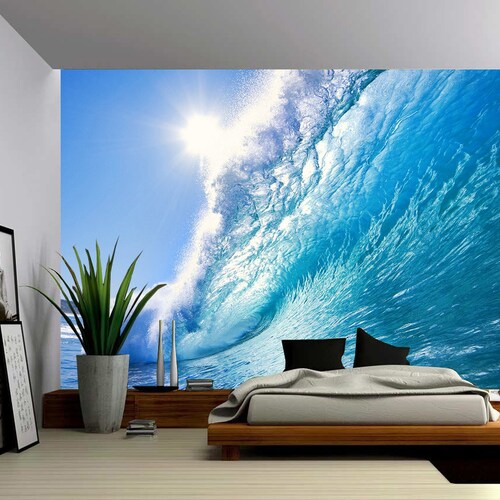 Ocean Wave Large Wall Mural Self-adhesive Vinyl Wallpaper - Etsy