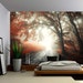 Italy Tuscany Sunrise Vineyards Large Wall Mural, Self-adhesive Vinyl ...