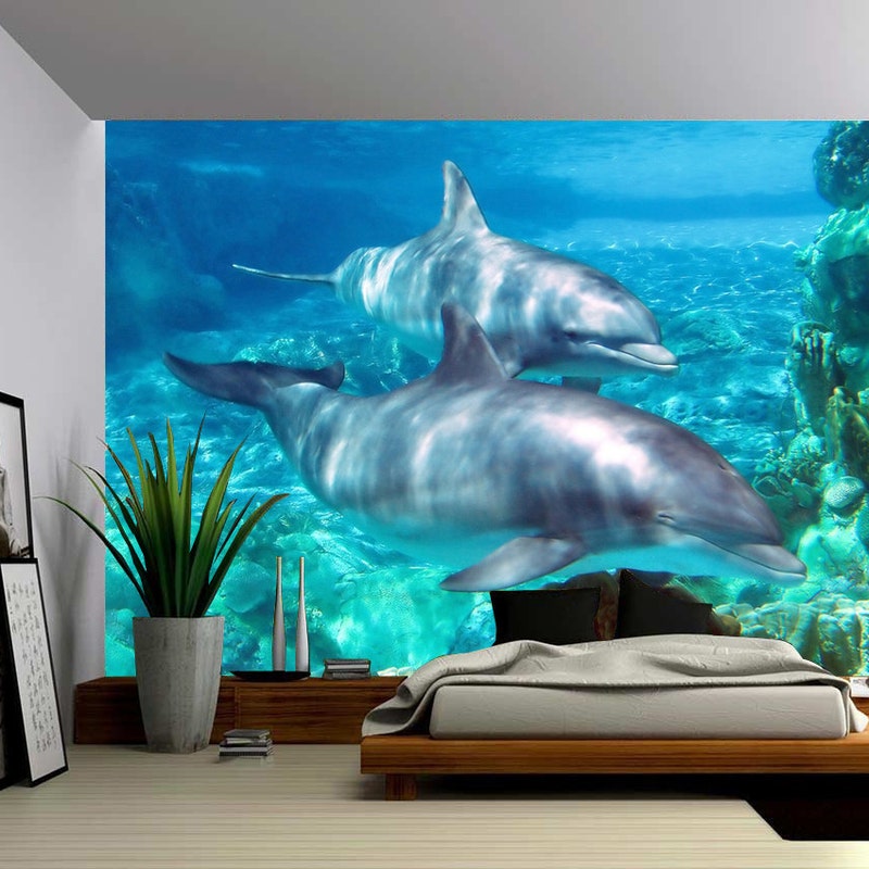 Dolphin Wallpaper - Etsy