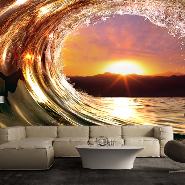 Sunset Wall Decal - Etsy