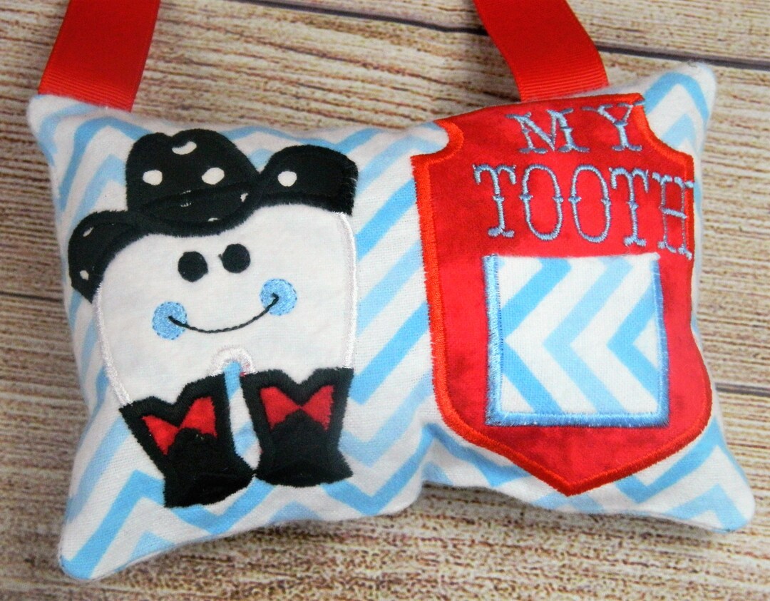 Personalized Cowboy Tooth Fairy Pillow, Personalized Tooth Fairy Pillow ...