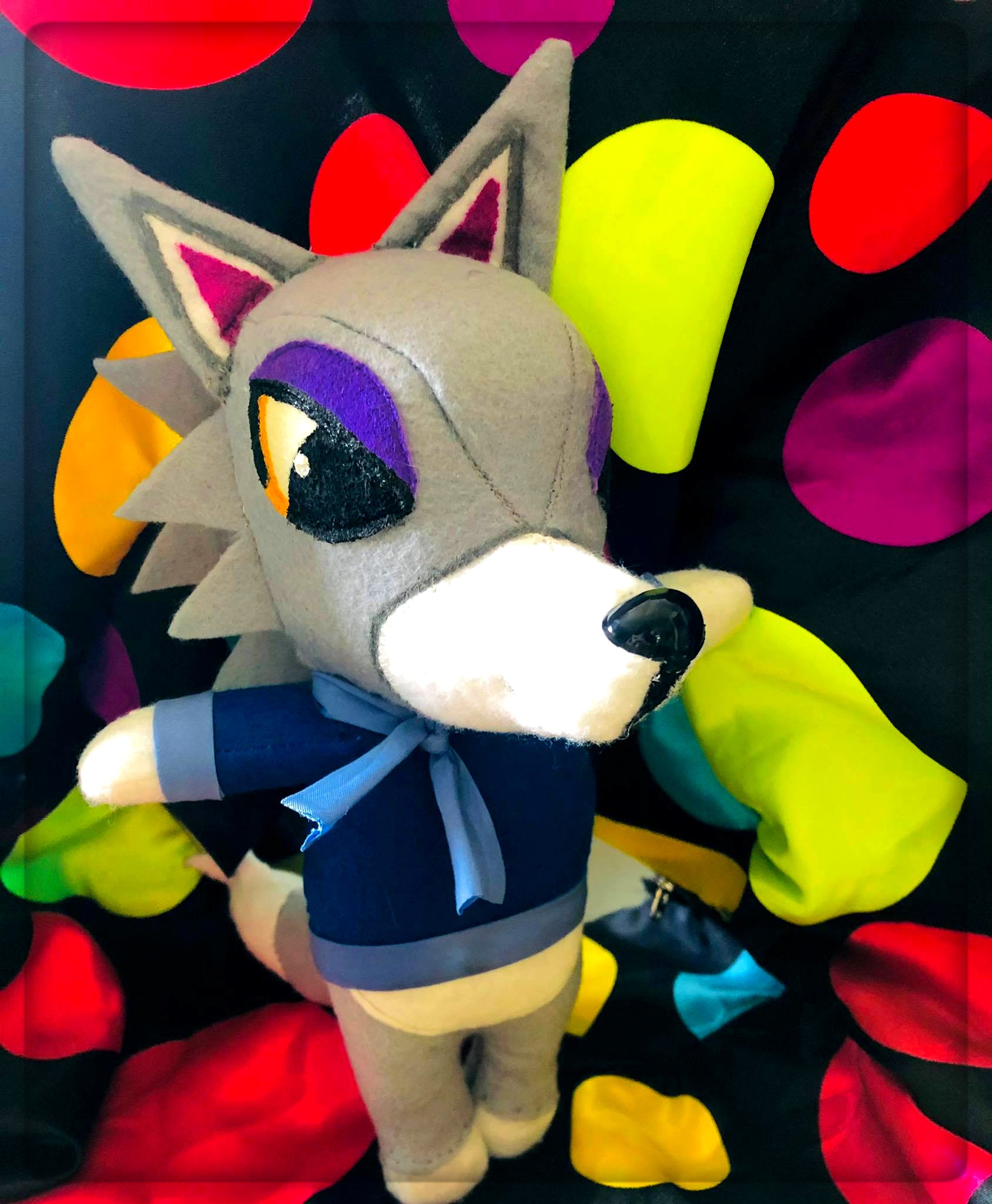 Fang the Wolf Animal Crossing Plush - Etsy UK