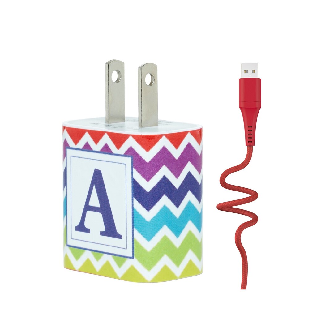 Rainbow Phone Charger Set- Gift for Graduate- Gift for Friend- Iphone ...