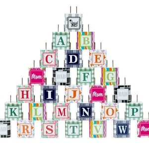 Navy Slant Phone Charger Letter Set | Personalized Charger | iPhone ...