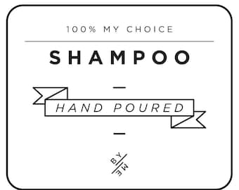 LABEL Mini Shampoo Decal Black - Etsy