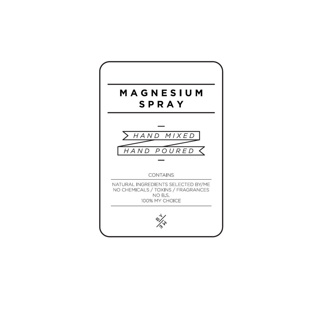 LABEL Medium Magnesium Spray Decal - White - Etsy