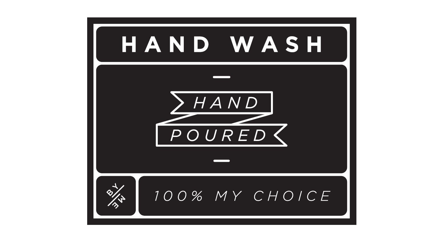 Small Hand Wash Decal Black | Etsy Australia