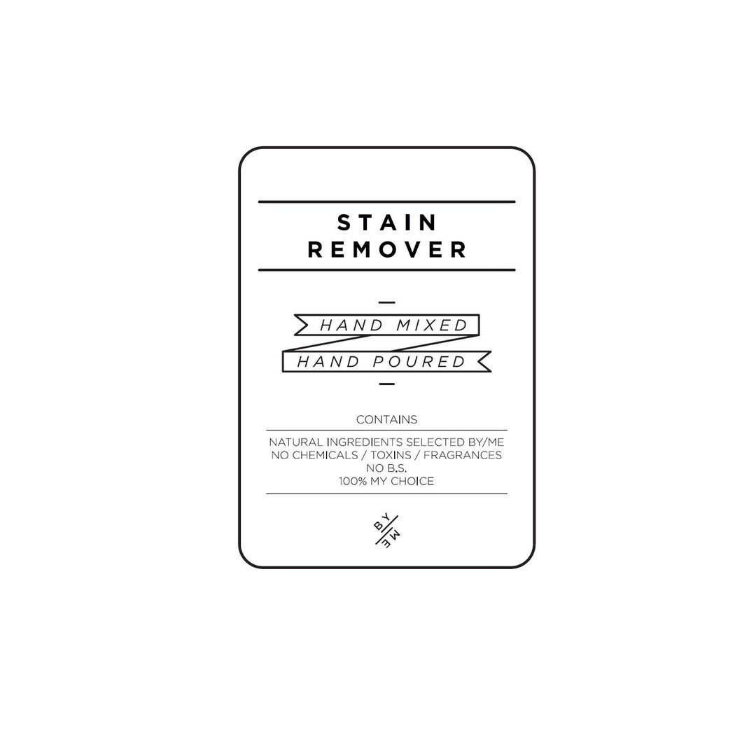 LABEL Medium Stain Remover Decal White - Etsy