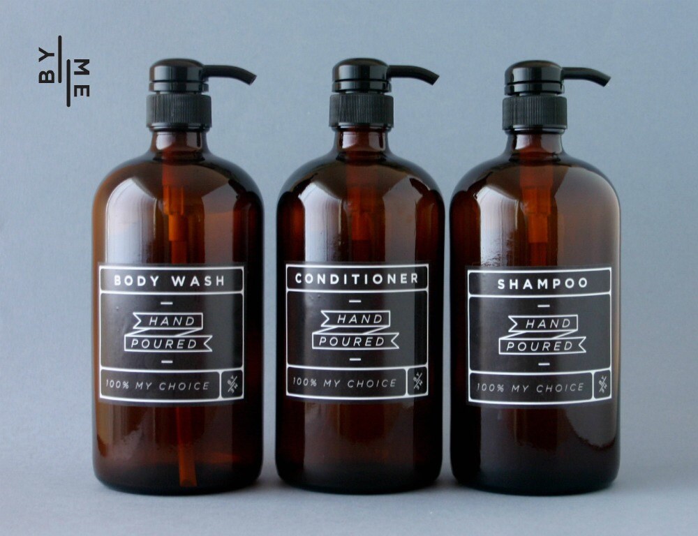 LABEL Black Label Collection Designer Bottle Decals | Etsy