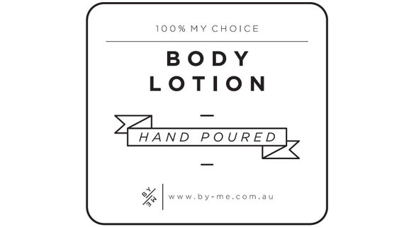 LABEL Small Body Lotion Decal White | Etsy