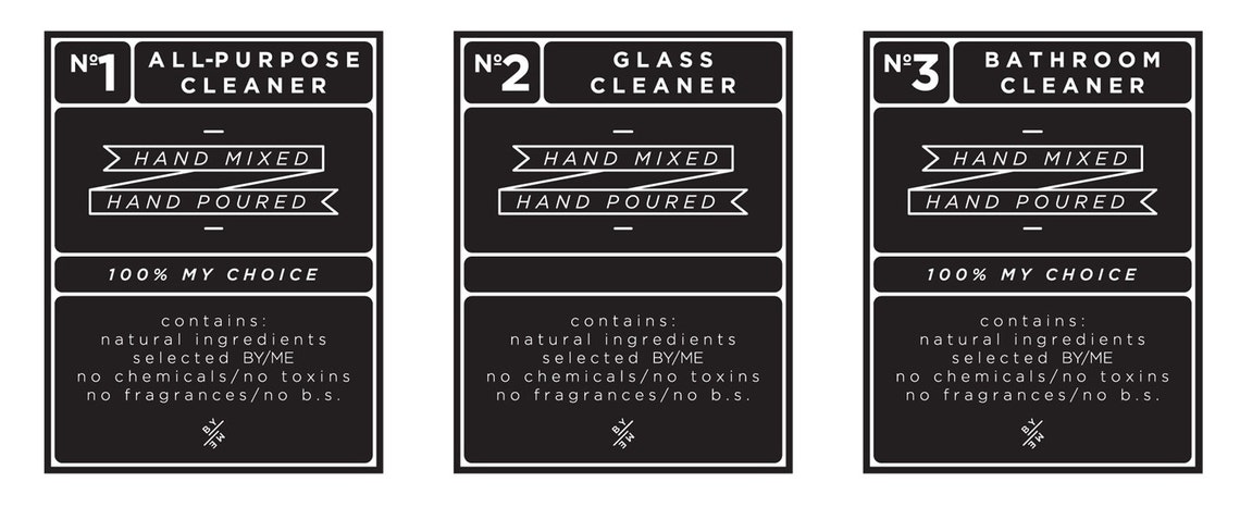 LABEL DIY Cleaning Decals / Labels Set - Designer White - Etsy