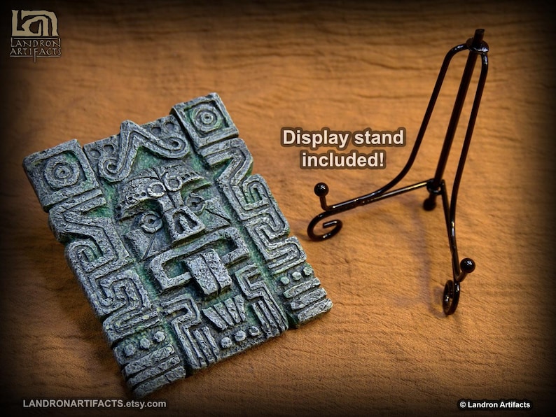 Indiana Jones Inspired Tablet Wall Relief With Stand - Tongue - Mossy ...