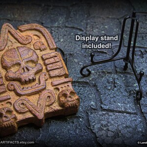 Indiana Jones Inspired Tablet Wall Relief With Stand - Terracotta Color ...