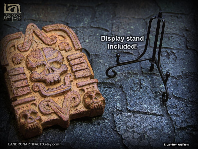 Indiana Jones Inspired Tablet Wall Relief With Stand - Terracotta Color ...