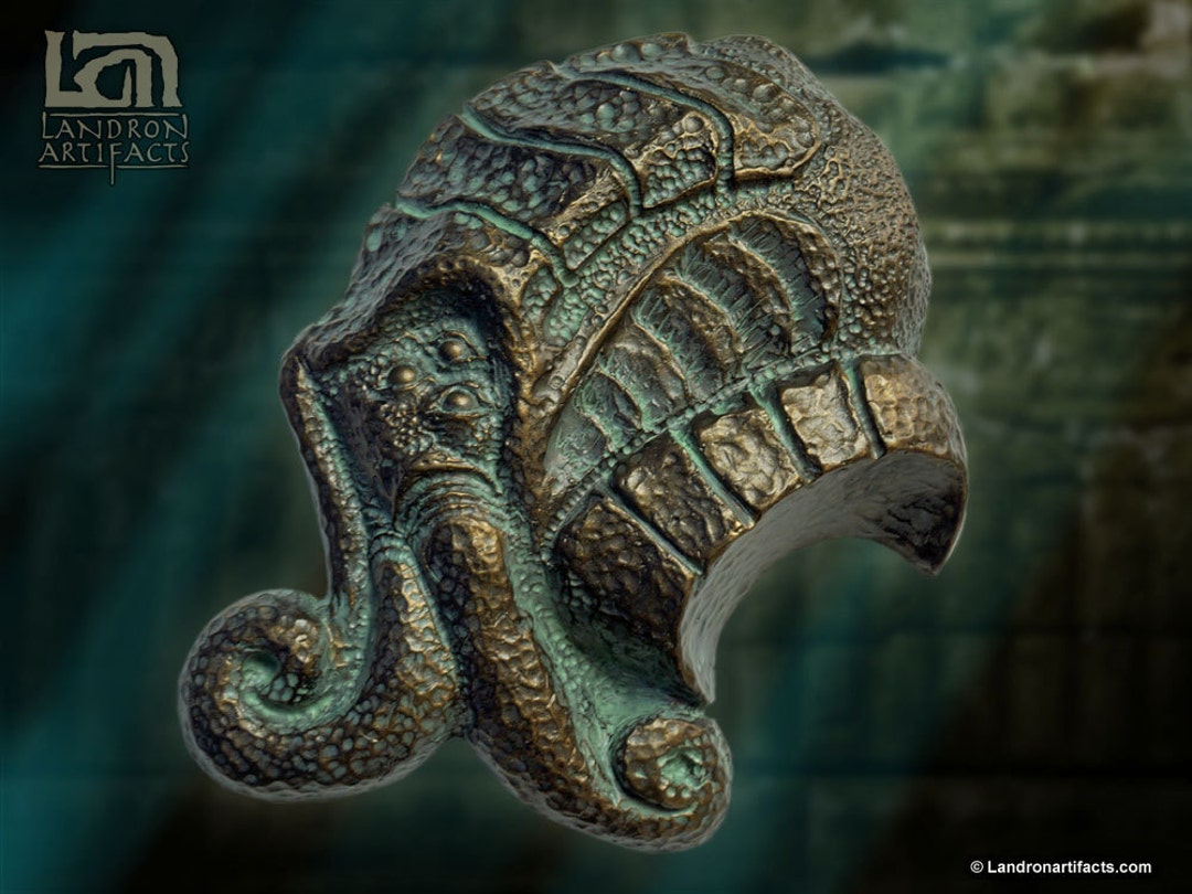 Cthulhu Idol Wall Relief Sculpture V2 Lovecraft Prop Replica Gothic ...