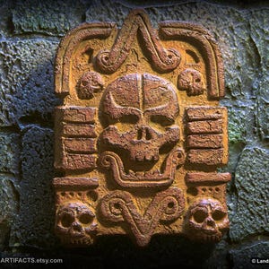 Indiana Jones Inspired Tablet Wall Relief With Stand - Terracotta Color ...