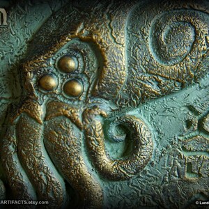 Cthulhu Wall Relief Sculpture Ver. 4 bronze Color Variant - Etsy