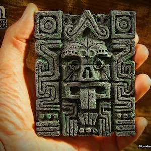 Mayan Inspired Tablet Wall Relief tongue - Etsy
