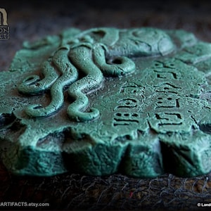 Cthulhu Wall Relief Sculpture Ver. 4 green Color Variant - Etsy