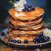 Fancy Stack of Pancakes Pancake Painting, Food Art, Cottage Core Poster ...