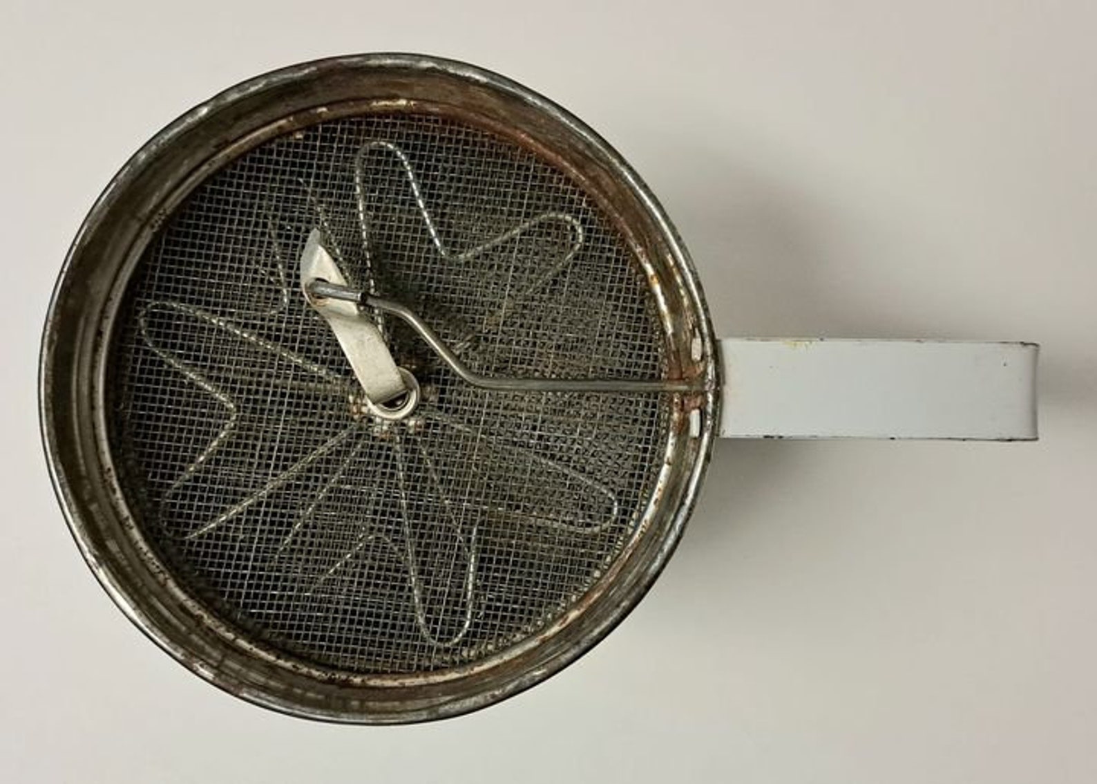 Vintage Atomic Red Star Starburst Androck Flour Sifter Mid Century ...