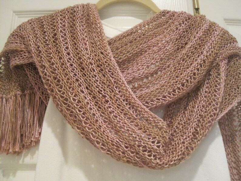 PDF Knitting Pattern for Elegant Lacey Drape Shawl - Etsy