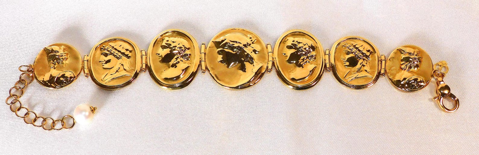 Tagliamonte 18K Mythological Cameo Bracelet - Etsy