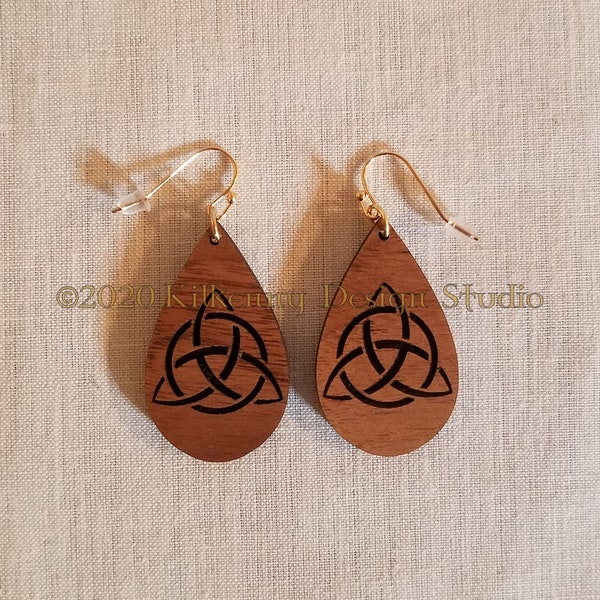Trinity Knot Earring - Etsy