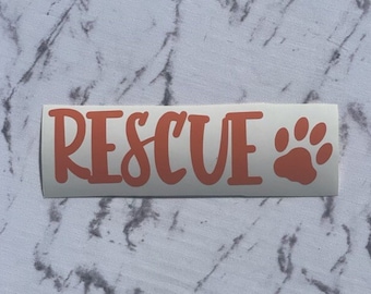 Cat Rescue Decal - Etsy