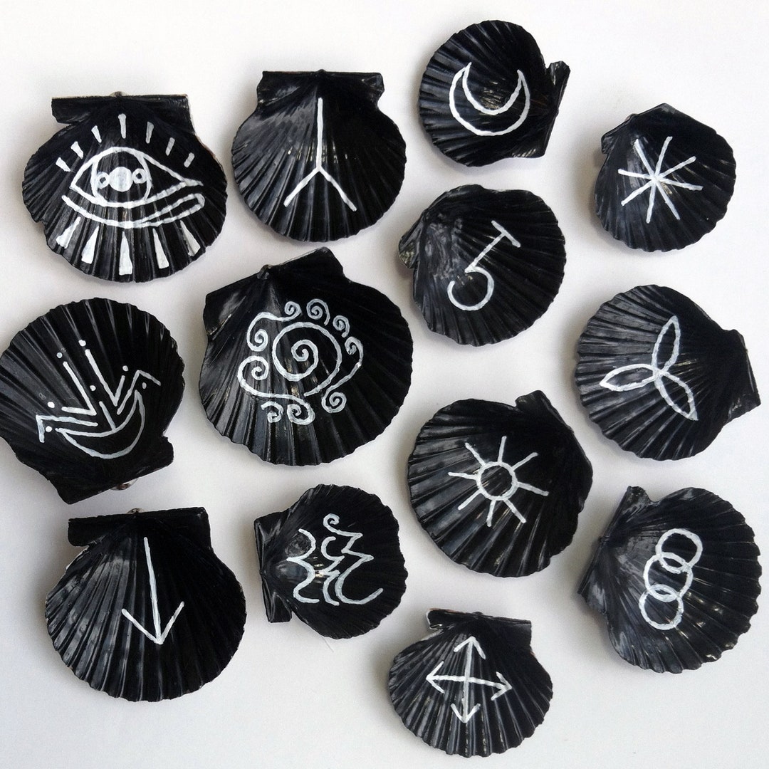 Shell Rune Set - Etsy