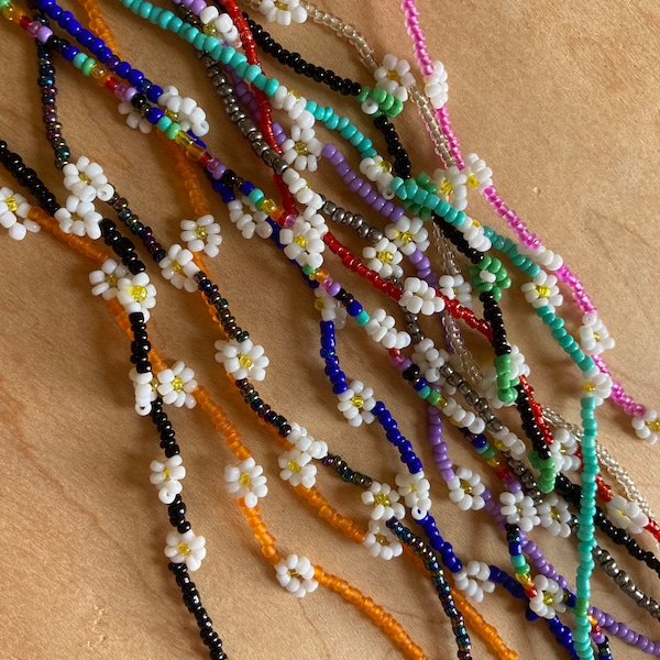 Beaded Daisy Chain - Etsy