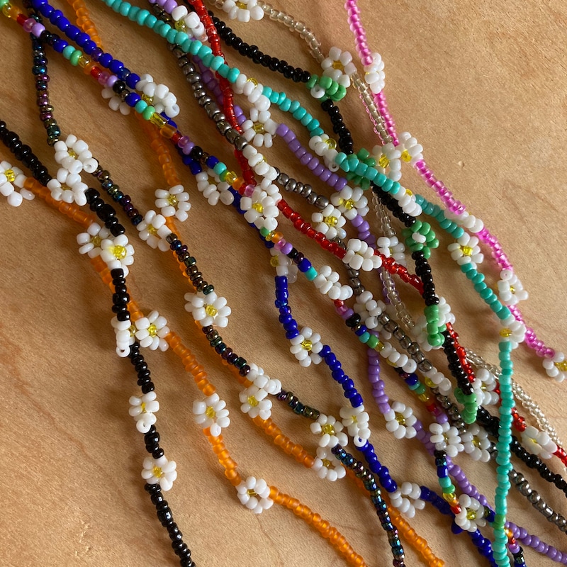 Beaded Daisy Chain - Etsy