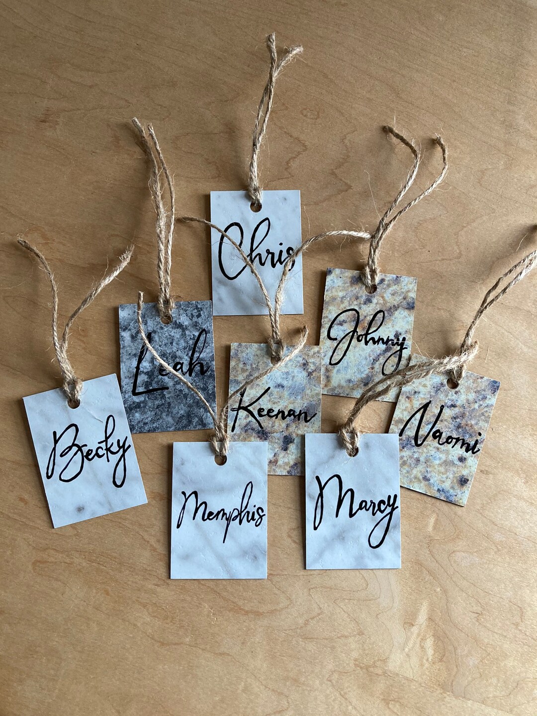 Reusable Name Gift Tags - Etsy