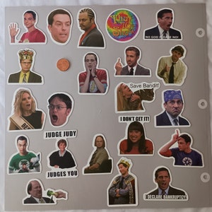 TV Randos Curated Collection of 21 Die-cut Stickers New Judge Judy the ...