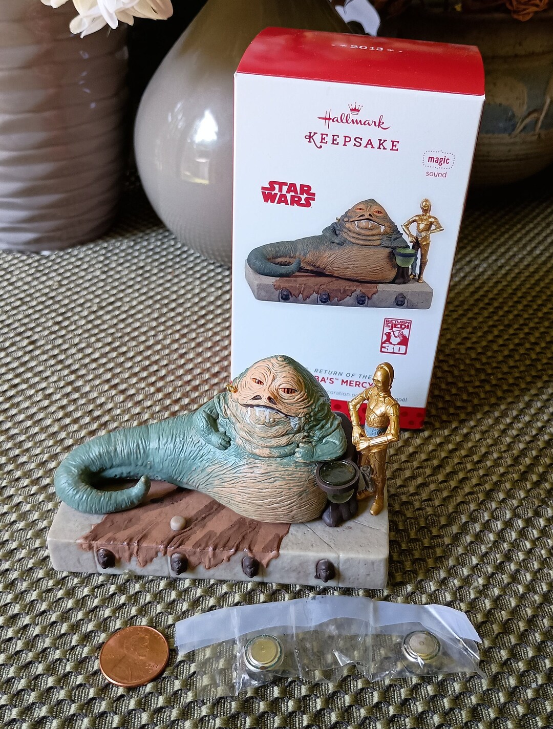 2013 Star Wars at Jabba's Mercy Magic Sound Hallmark Keepsake Ornament ...
