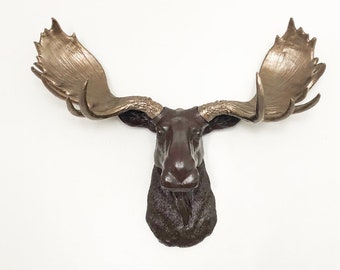 Fake Moose Head - Etsy