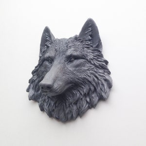 ANY COLOR Fake Wolf Head Wall Mount Faux Taxidermy 3d - Etsy