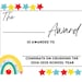 End of School Year Award Certificate, Digital Download, Student Award ...