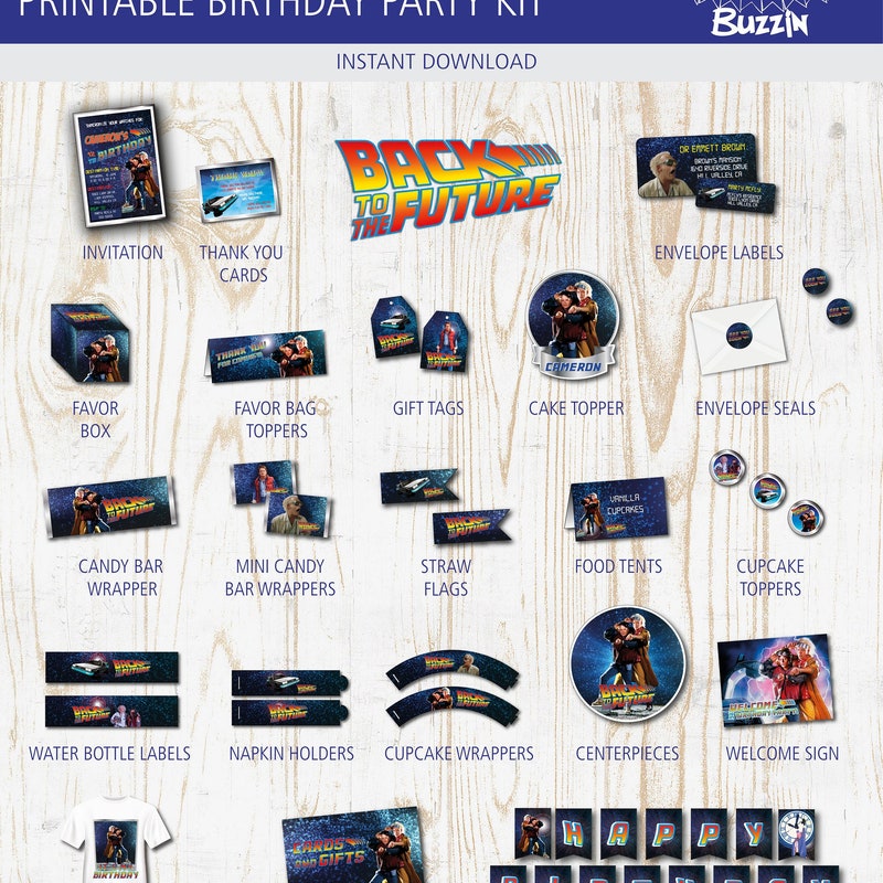 Back to the Future Pack - Etsy UK