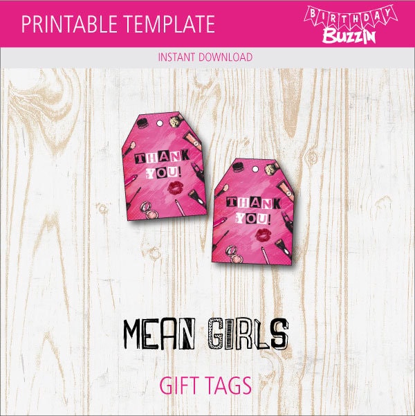 Mean Girls Birthday Party Printables Pack- Decorations W/ Invitations ...
