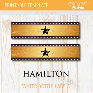 Hamilton Birthday Party Printables Pack- Decorations W/ Invitations ...