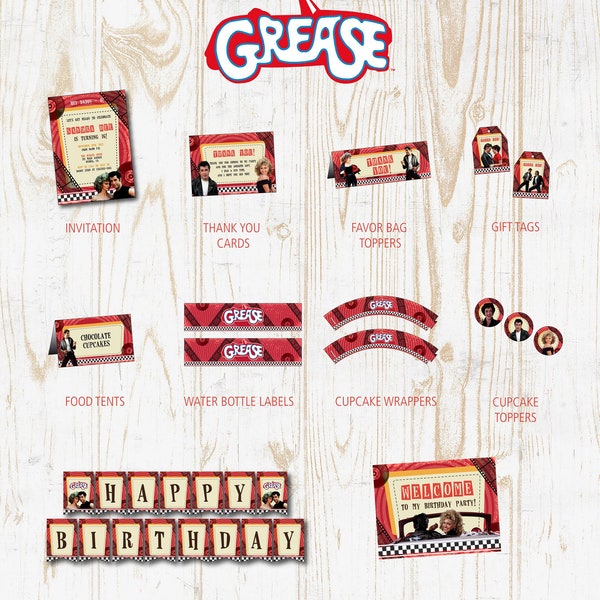 Grease Party - Etsy