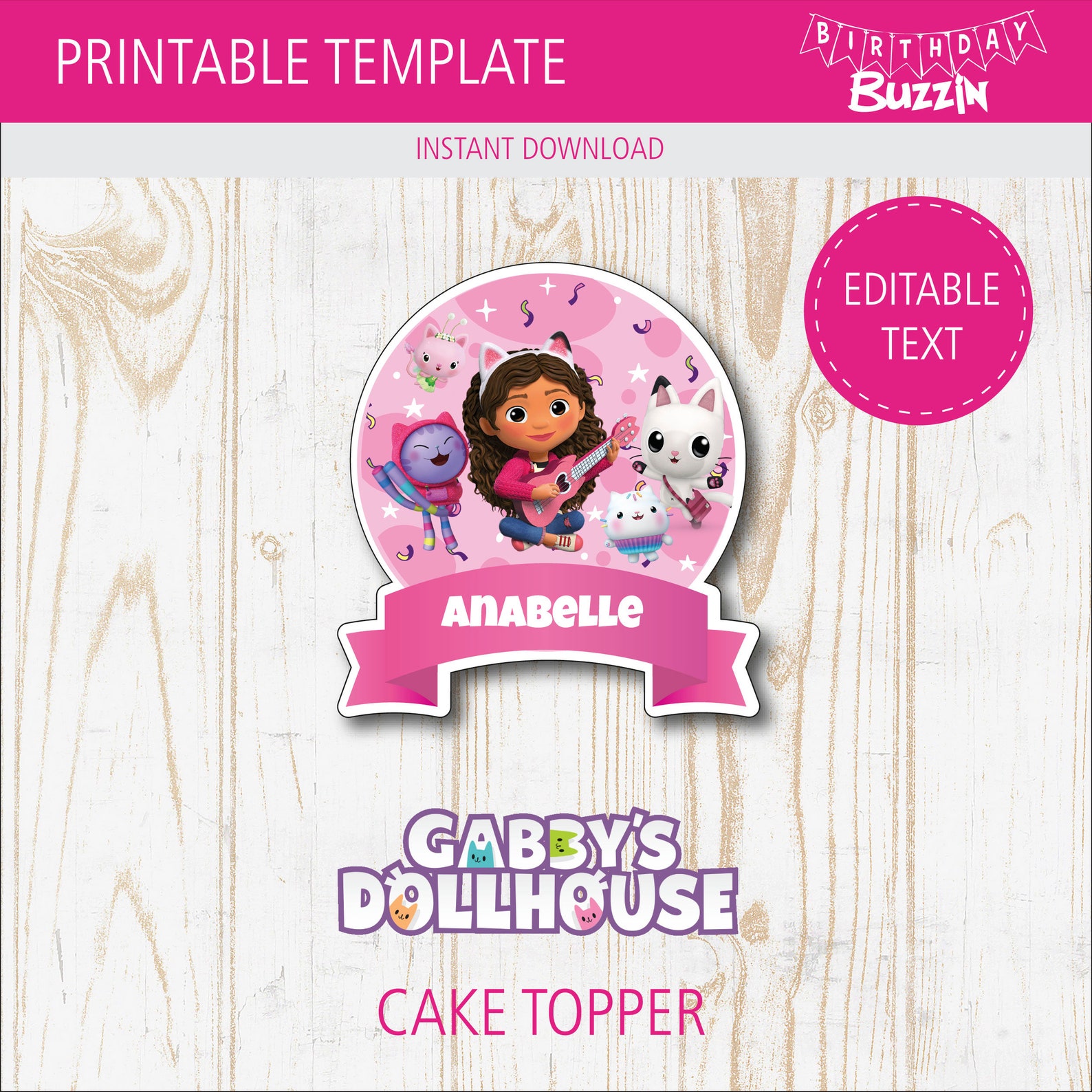 Gabby's Dollhouse Birthday Party Printables Pack - Etsy